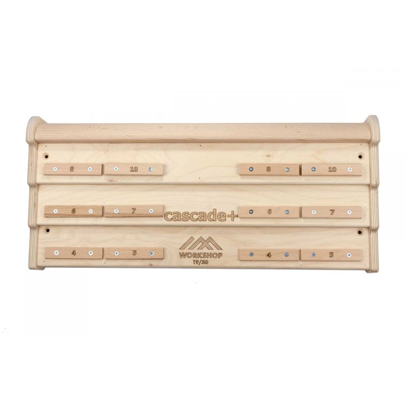 Cascade Minimal Edge Wood Hangboard Climbing Training Board With Micro ...