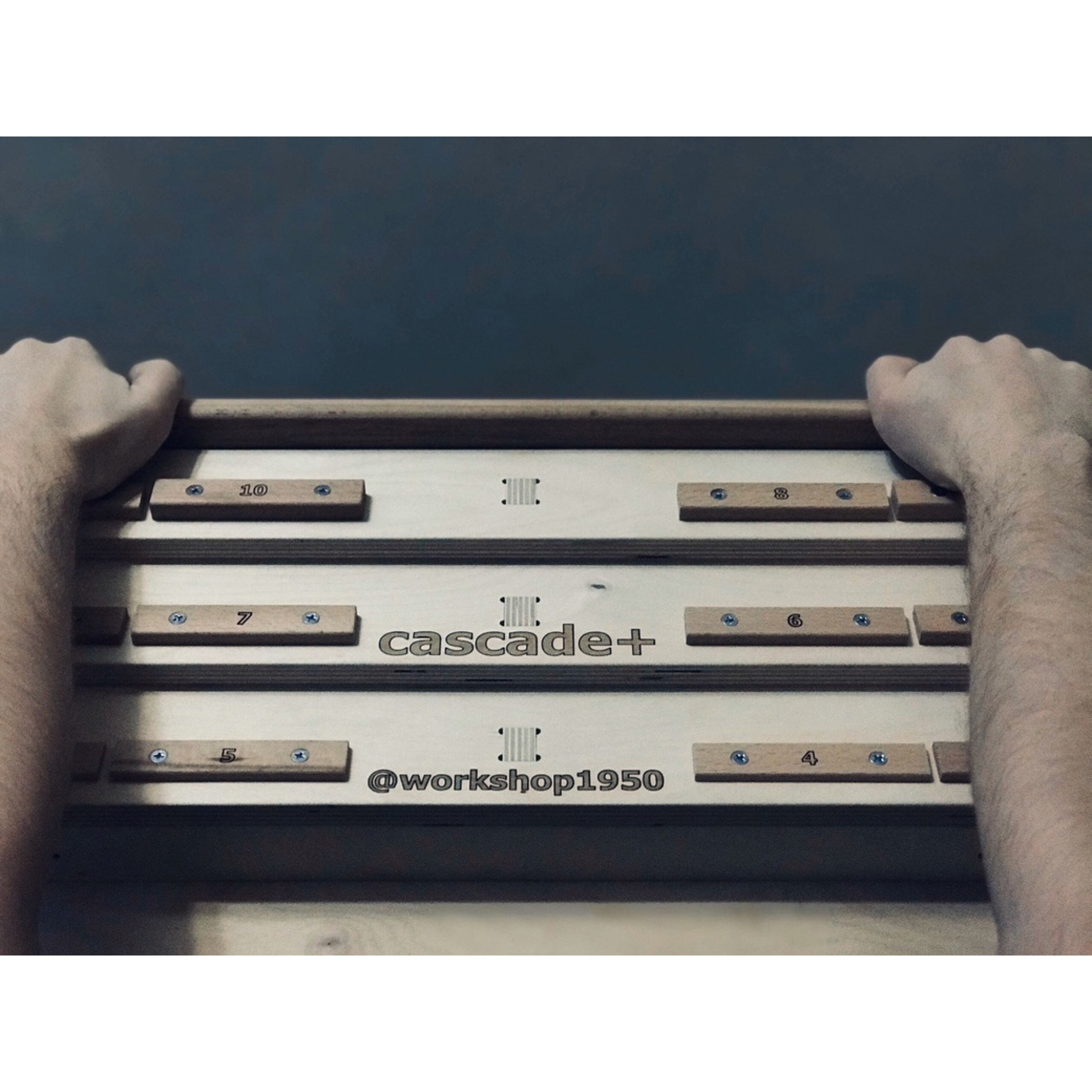 Cascade Minimal Edge Wood Hangboard Climbing Training Board With Micro ...