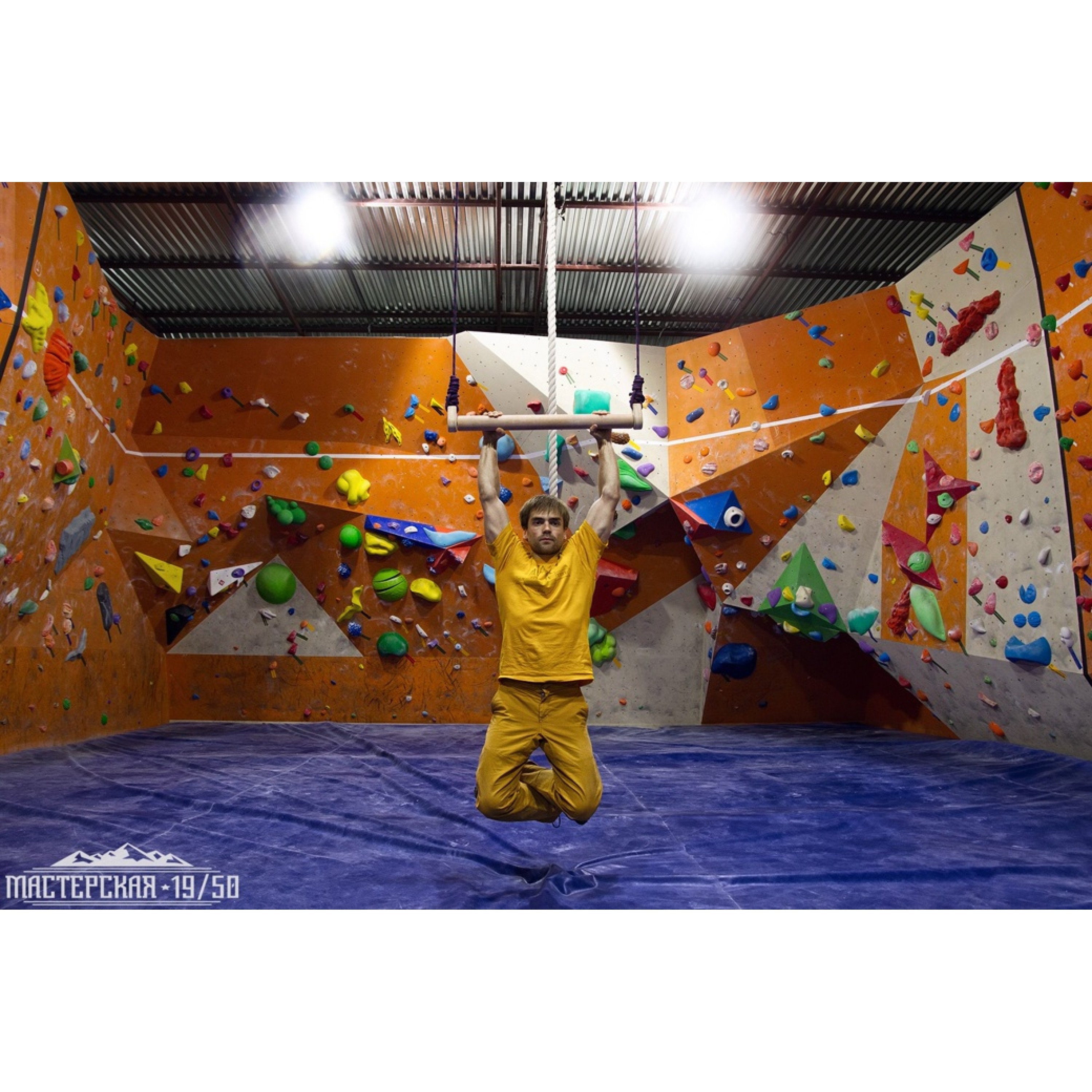 Rolling Bar With Bearings Rock Climbing Crossfit Workout Ninja Training ...