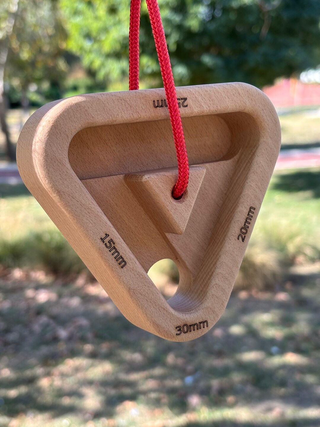 Trio Portable Climbing Hangboard Fingerboard | Finger & Grip Strength ...