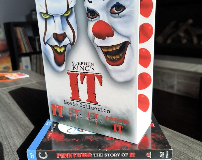 IT Blu-ray Movie Collection Boxset Rigid Hardbox Storage Stephen King's ...