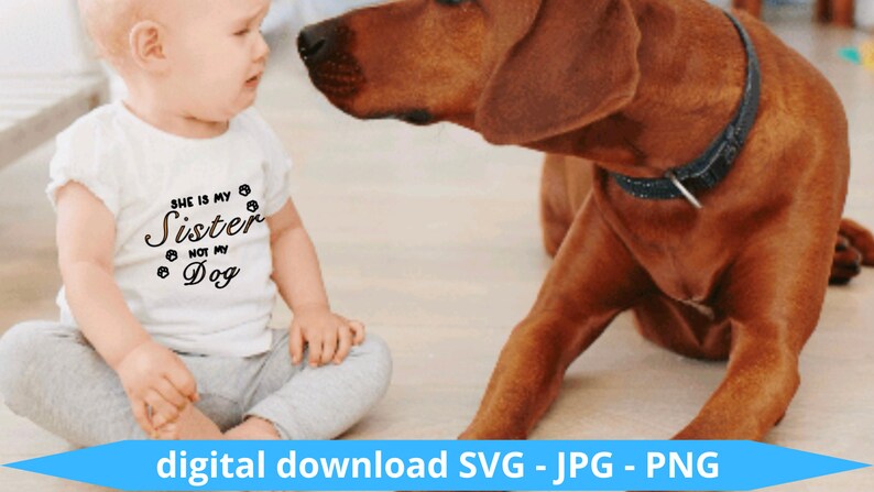 SVG / JPG / PNG / Digital Download / Dog / Brother / Sister - Etsy