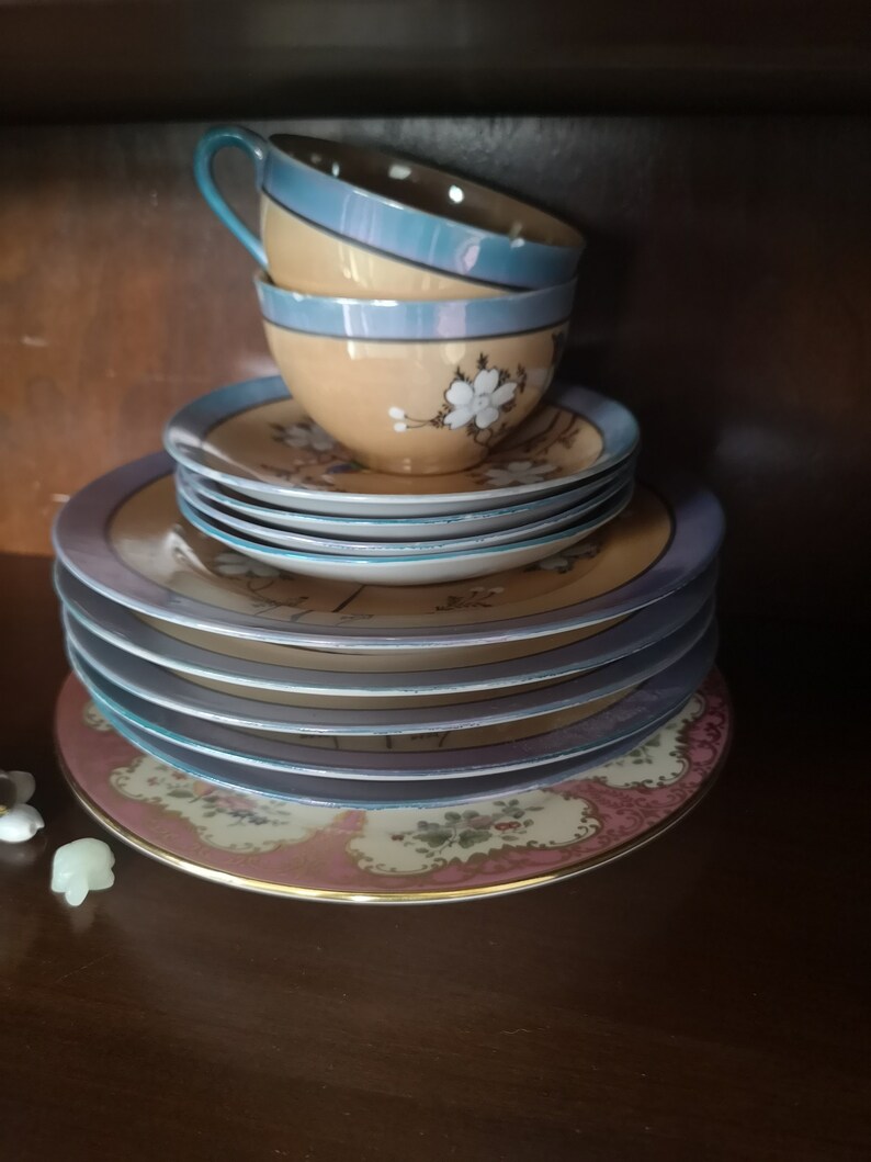 Japanese Lusterware Tea Set - Etsy