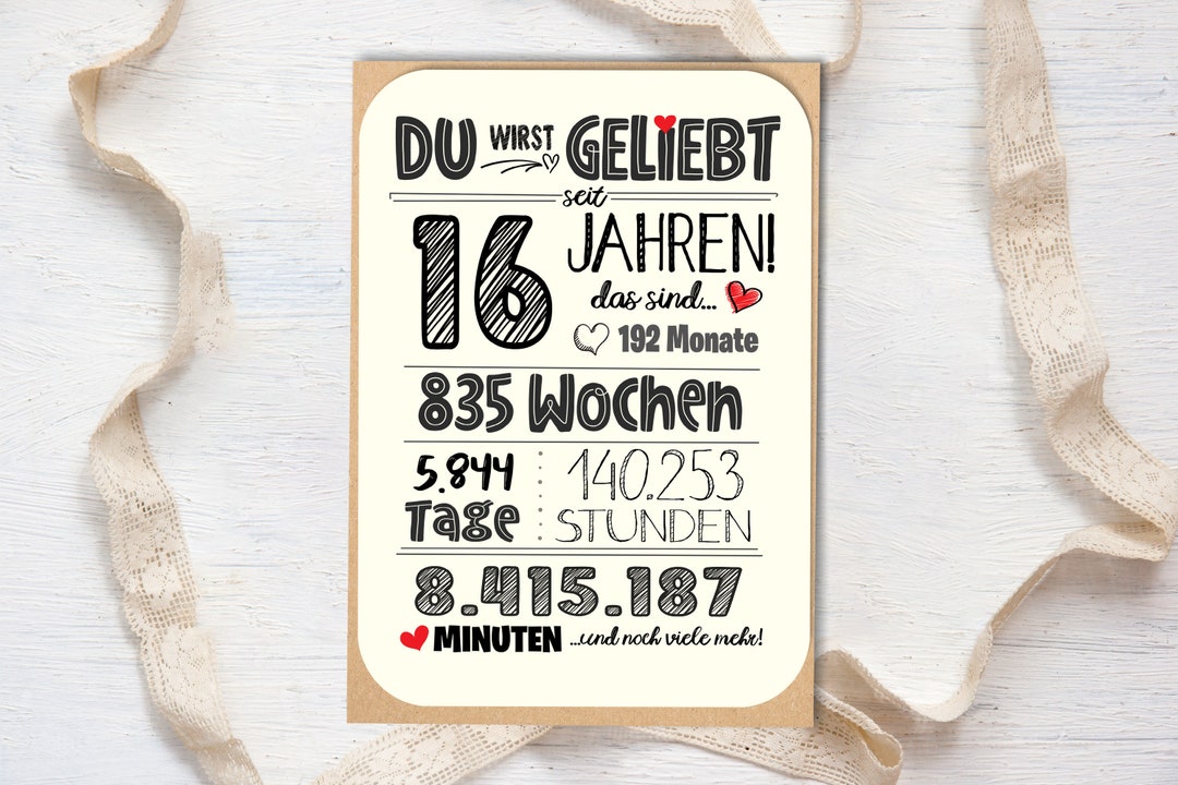 Sweet 16th Birthday Card - Birthday Card for Daughter Son - Special Gift Card - Birthday Card 16 ...