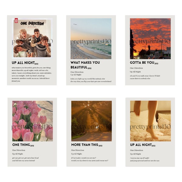 One Direction Decor - Etsy