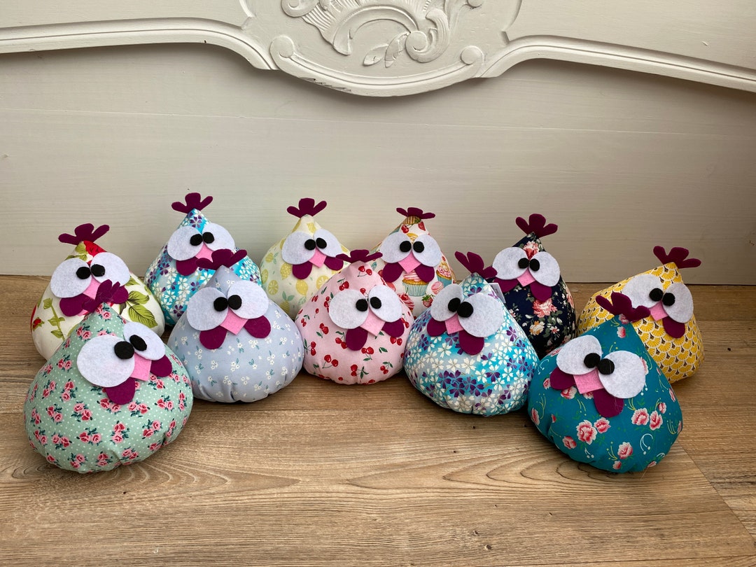 Cale porte poule cale porte tissu poule décoration poule - Etsy France
