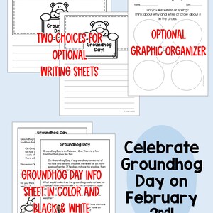 Groundhog Day Paper Plate Craft and Writing Activity | Fun February ...