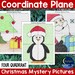 Christmas Coordinate Plane Mystery Graphing Pictures Four Quadrant - Etsy