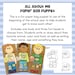 Back to School All About Me Paper Bag Puppet Kids Craft Activity - Etsy