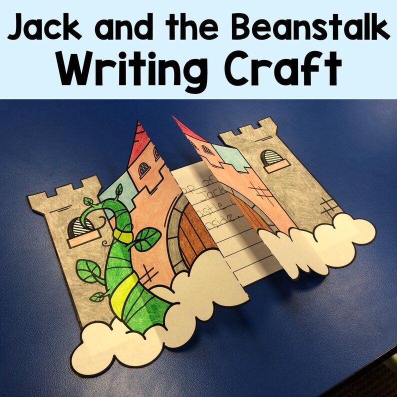 Jack and the Beanstalk Fun Writing Craft With Prompts - Etsy