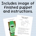 Back to School Paper Bag Puppet | Fun Crayon Kids Craft Activity - Etsy