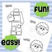Back to School All About Me Paper Bag Puppet Kids Craft Activity - Etsy