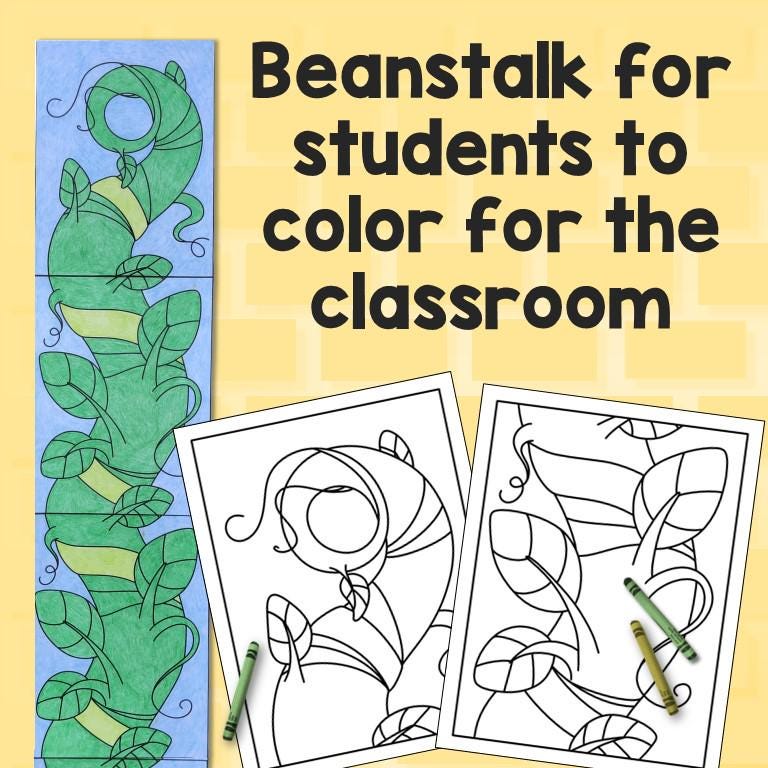 Jack and the Beanstalk Paper Bag Puppets, Story Retell Craft Activity ...