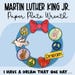 Martin Luther King Jr. Paper Plate Wreath Craft Activity - Etsy