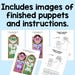 Superhero Paper Bag Puppets Craft Activity Fun for Kindergarten, 1st ...