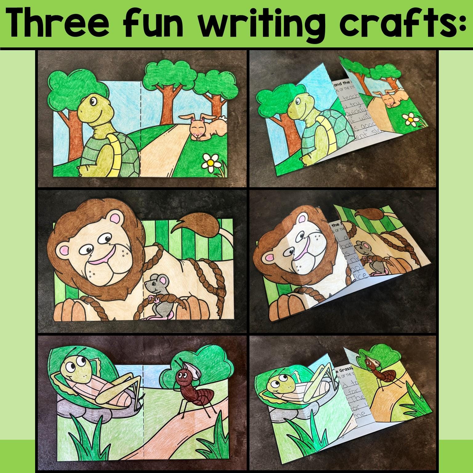 Aesop's Fables | Fun Moral of the Story Writing Crafts for Kids - Etsy
