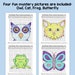 Animal Symmetry Coordinate Plane Mystery Picture Math Graphing Activity ...