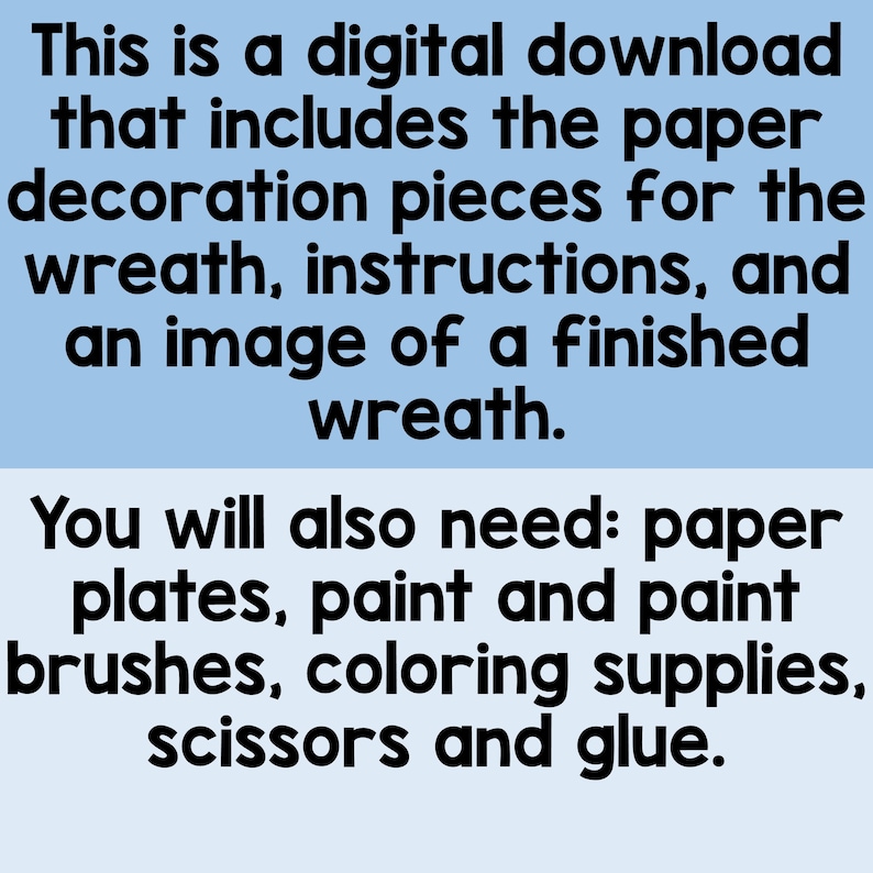 Summer Wreath Paper Plate Craft Activity for Kids - Etsy