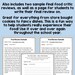 Write Like a Critic, Food Science Classroom Activity for Kids, Cooking ...