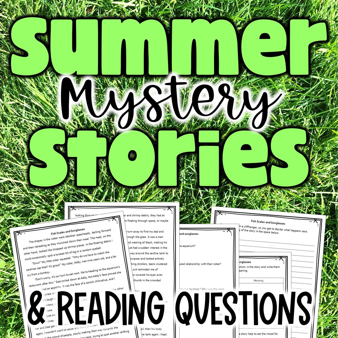 Summer Reading | Middle School Short Stories and Reading Questions ...