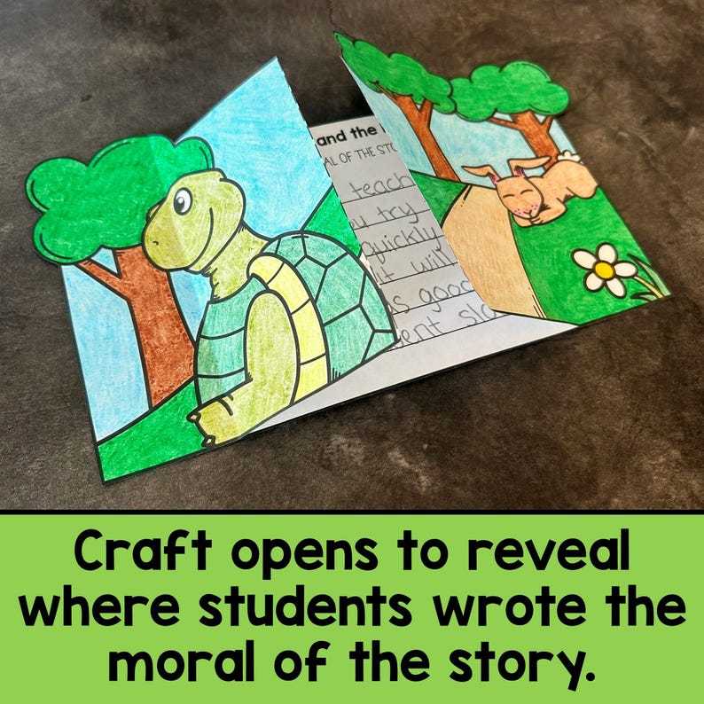 Aesop's Fables | Fun Moral of the Story Writing Crafts for Kids - Etsy