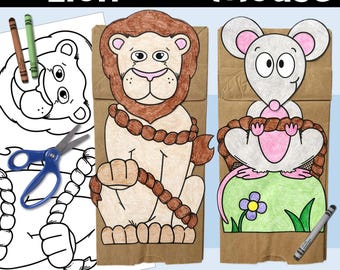 Pirate Paper Bag Puppets - Etsy