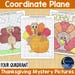 Thanksgiving Turkeys Coordinate Plane Math Mystery Graphing Pictures ...