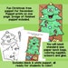 Christmas Tree Paper Bag Puppet Christmas Craft Activity for December ...
