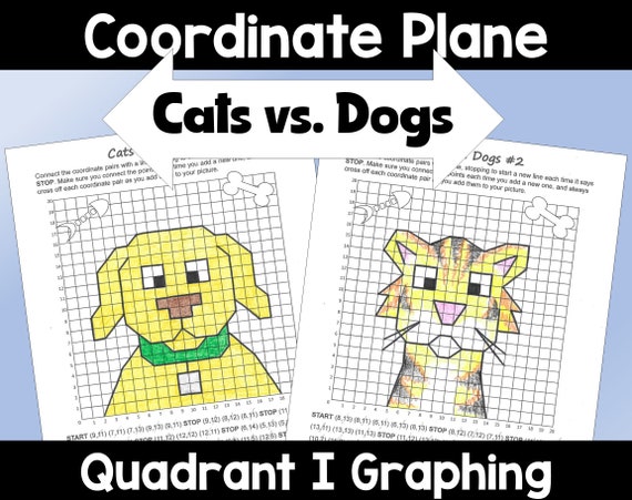 Coordinate Plane Worksheets Make Pictures Back To School Mystery