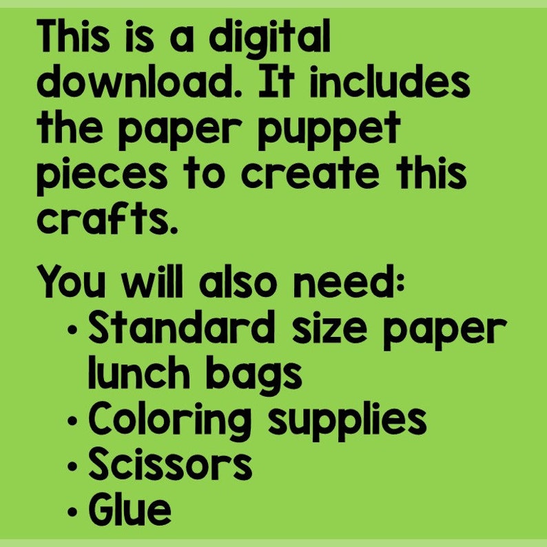 Santa Claus Paper Bag Puppet Christmas Craft Activity Great for the ...