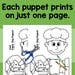 Chef Paper Bag Puppets, Family Consumer Sciences Food Craft Activity ...