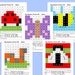 Bugs 100's Chart Mystery Pictures Number Practice - Etsy