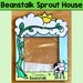 Jack and the Beanstalk Bean Growing Sprout House and Journal Activities ...