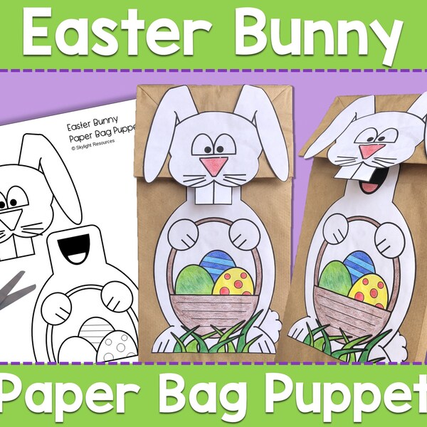 Paper Bag Puppet - Etsy