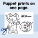 Commercial Fisherman Paper Bag Puppet Ocean Themed Career Craft ...