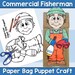 Leprechaun Paper Bag Puppet Kids St. Patrick's Day Craft Activity for ...