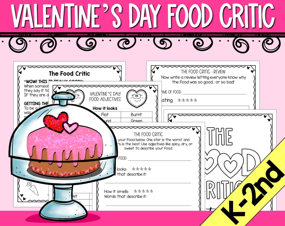 Valentine's Day Food Science Classroom or Homeschool Food Critic ...