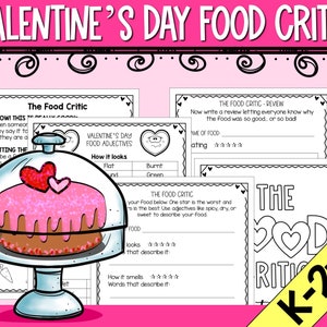 Valentine's Day Food Science Classroom or Homeschool Food Critic ...