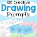 Drawing Prompts for Middle and High School Art Class - Etsy