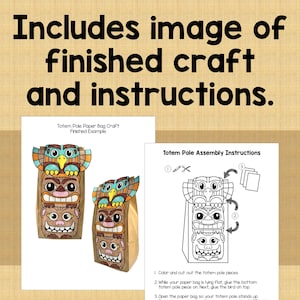 Native American Totem Pole Craft, Native American Heritage Month ...