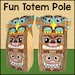 Native American Totem Pole Craft, Native American Heritage Month ...