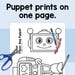 Robot Paper Bag Puppet Fun Craft Activity for Kids - Etsy Canada