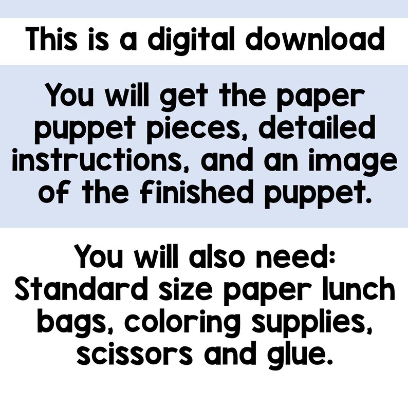 Summer Shark Paper Bag Puppet Kids Craft Activity - Etsy