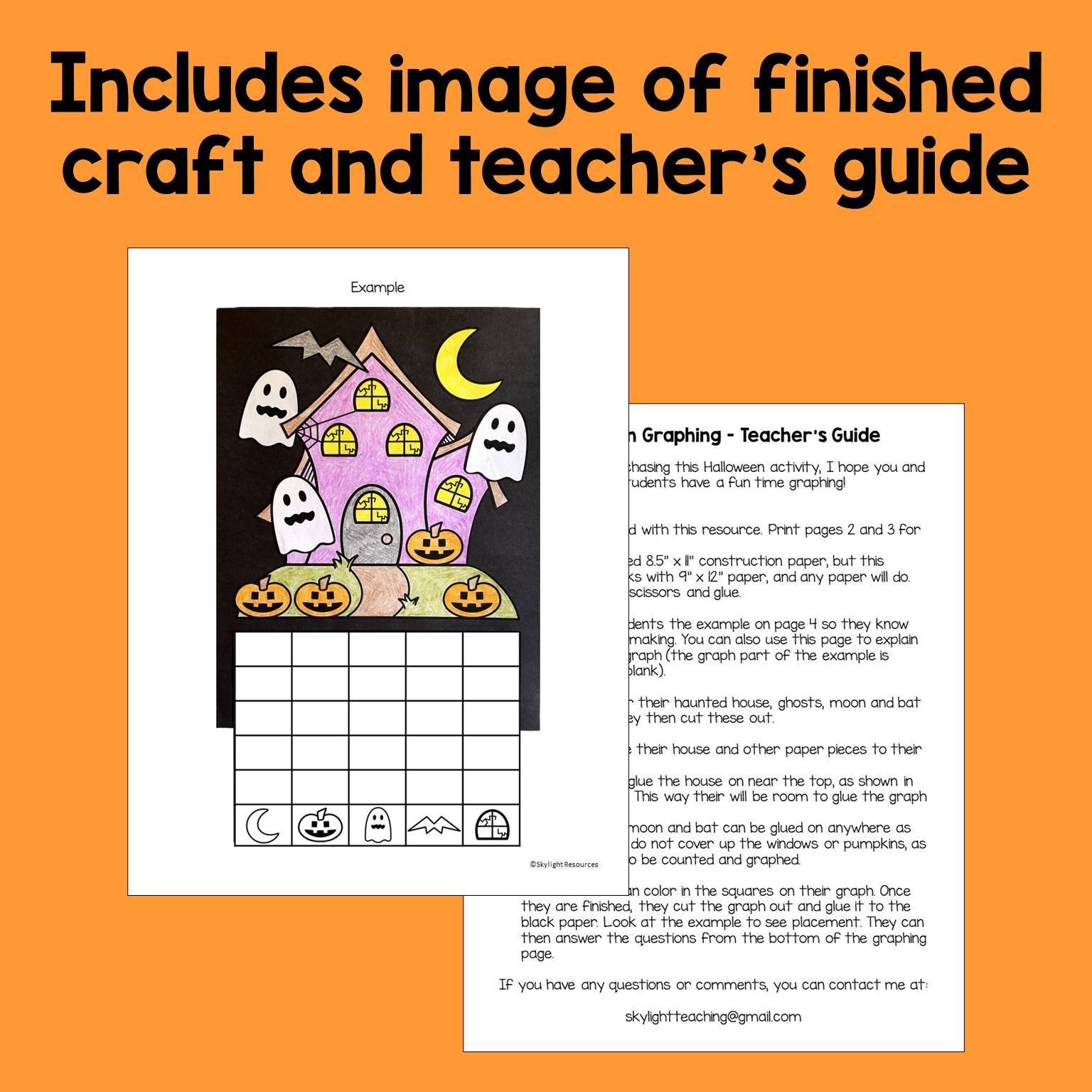 Halloween Graphing | Fun Math Craft Activity for Kids - Etsy