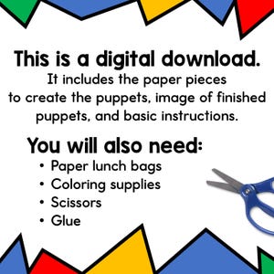 Wizard of Oz Paper Bag Puppets, Fun Craft Activity With Wicked Witch ...