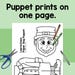Leprechaun Paper Bag Puppet Kids St. Patrick's Day Craft Activity for ...