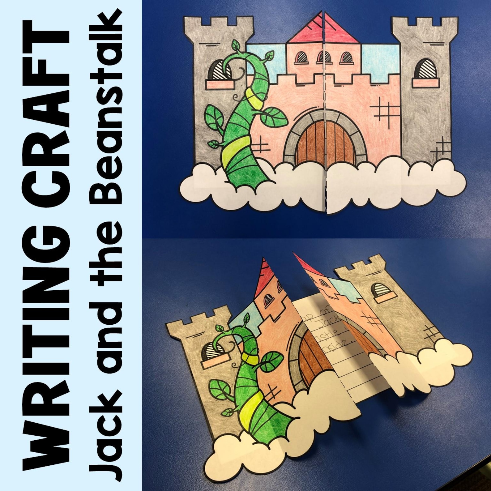 Jack and the Beanstalk Fun Writing Craft With Prompts - Etsy