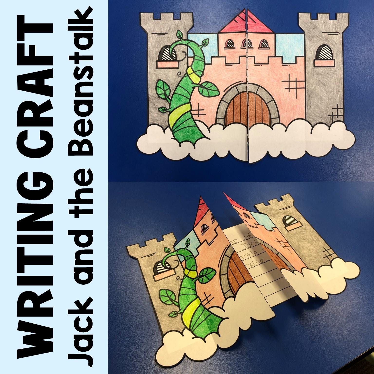 Jack and the Beanstalk Fun Writing Craft With Prompts - Etsy