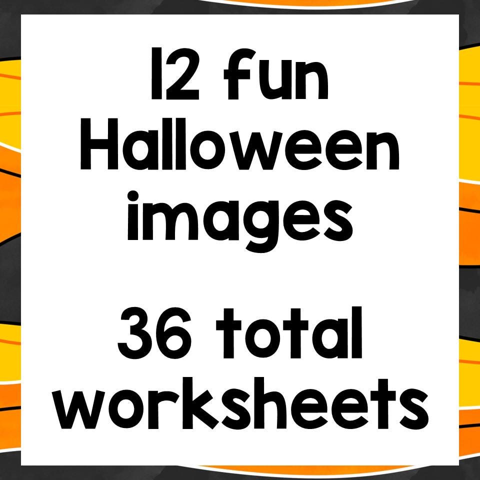 Roll and Color | Halloween Themed Math | Number Recognition, Counting ...