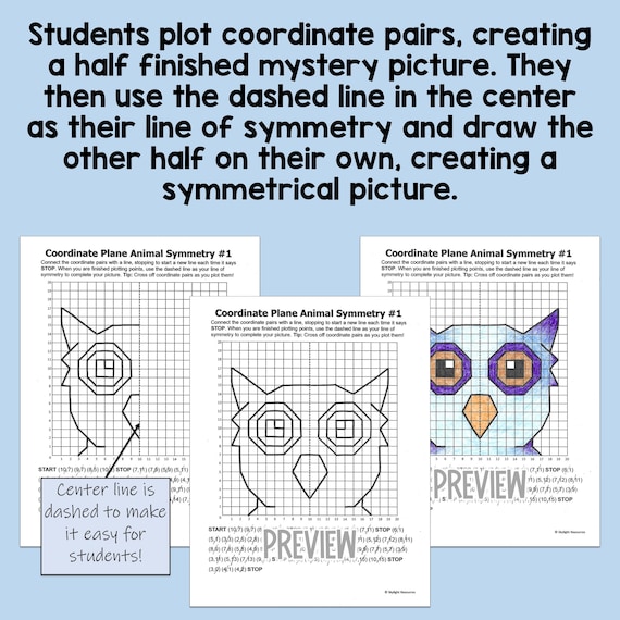 Coordinate Plane Mystery Pictures